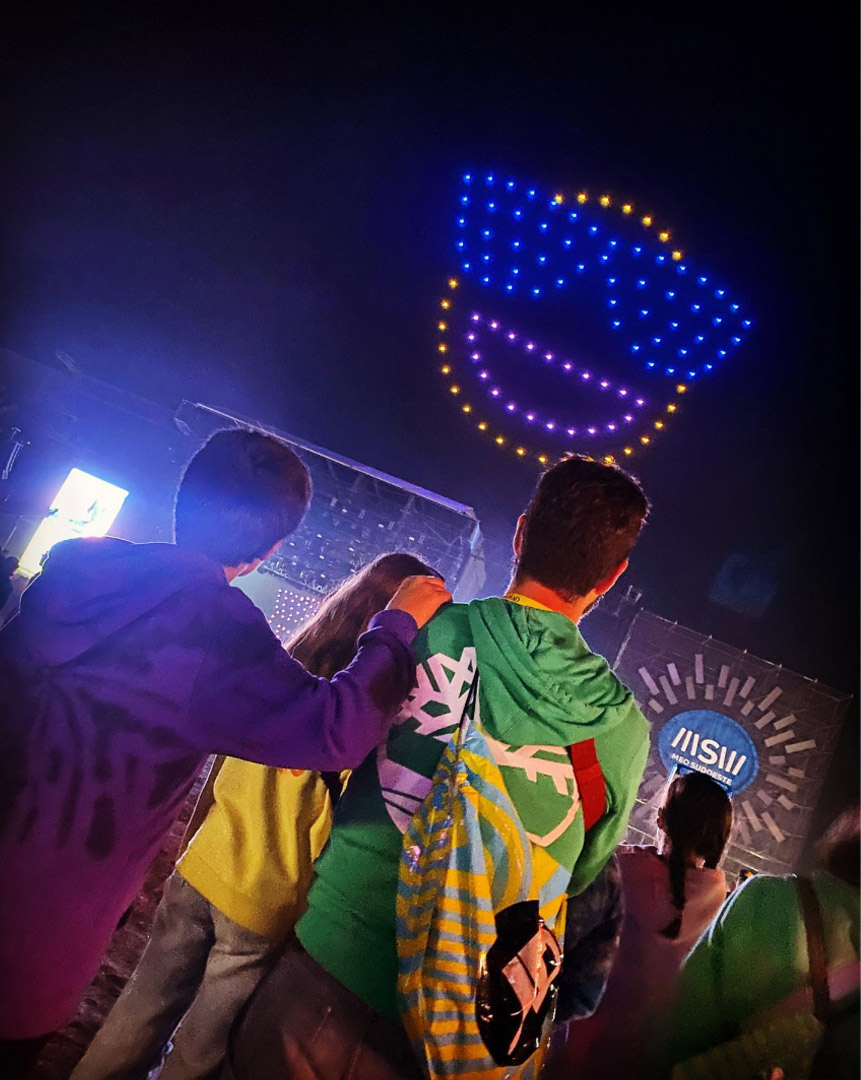 Show de drones de luz outdoor temático – MEO Sudoeste 2023 - Ignition ...